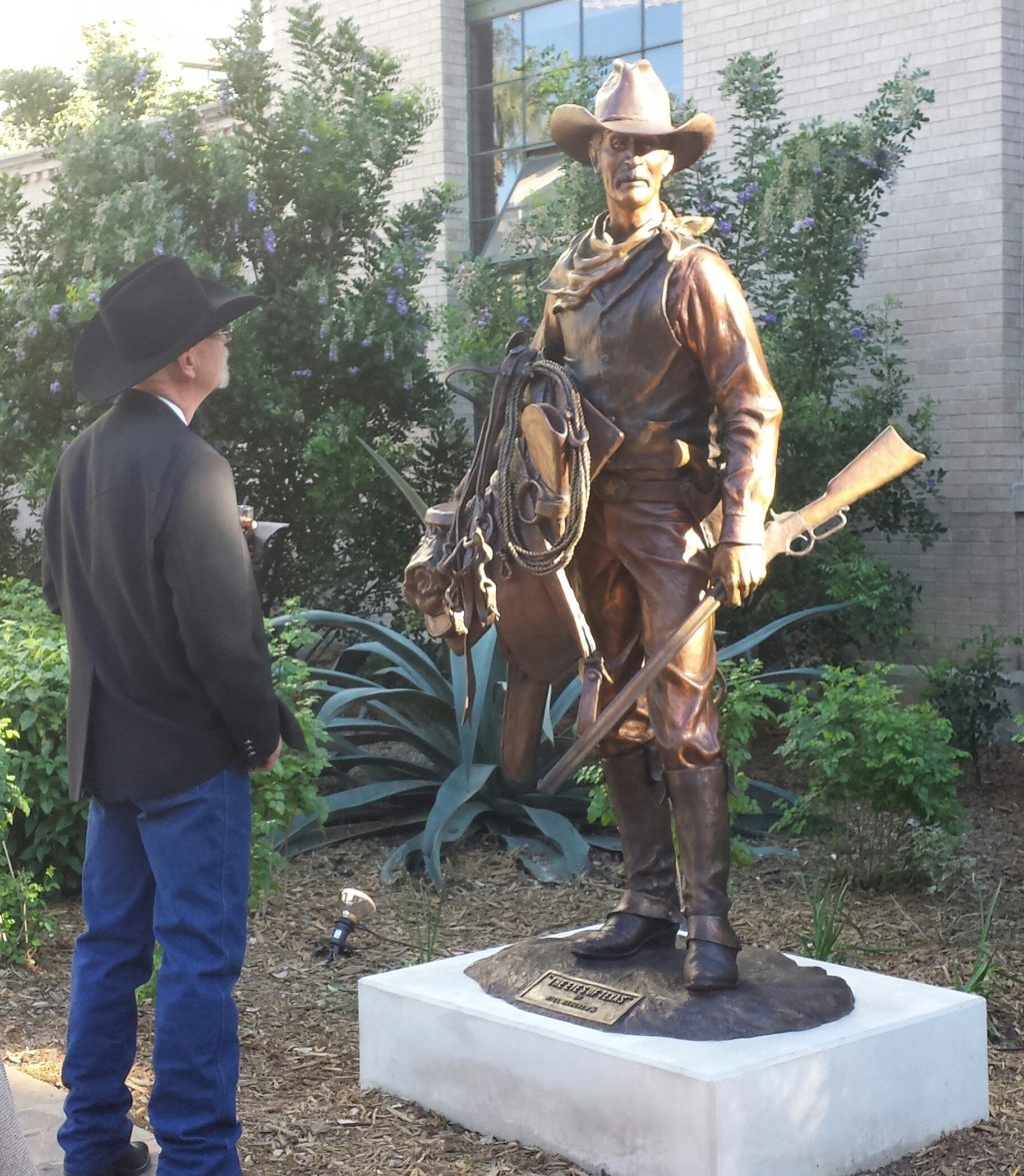The Eyes of Texas (7 ft. tall bronze statue) – Bill Nebeker