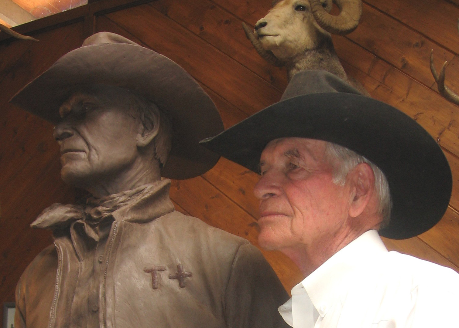 Bill with Bobbie Norris (the Marlboro Man) – Bill Nebeker